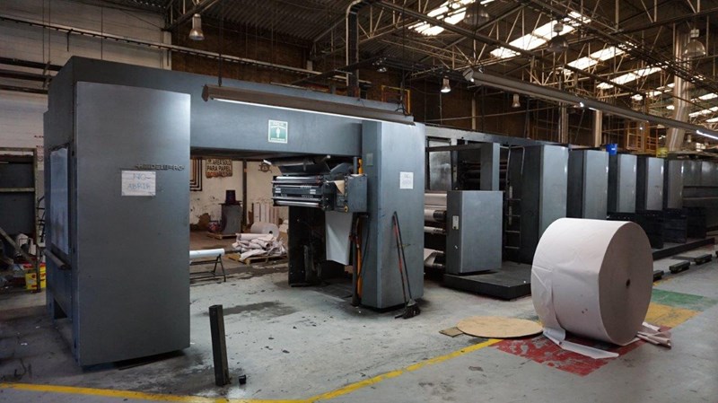 2001 Heidelberg M600A (5) Unit Web Press System 578mm / 22.75" Cutoff ...