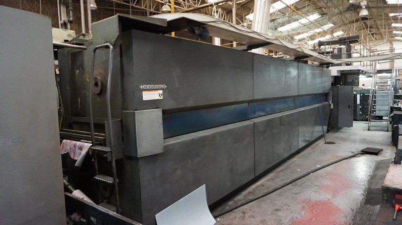 2001 Heidelberg M600A (5) Unit Web Press System 578mm / 22.75" Cutoff ...