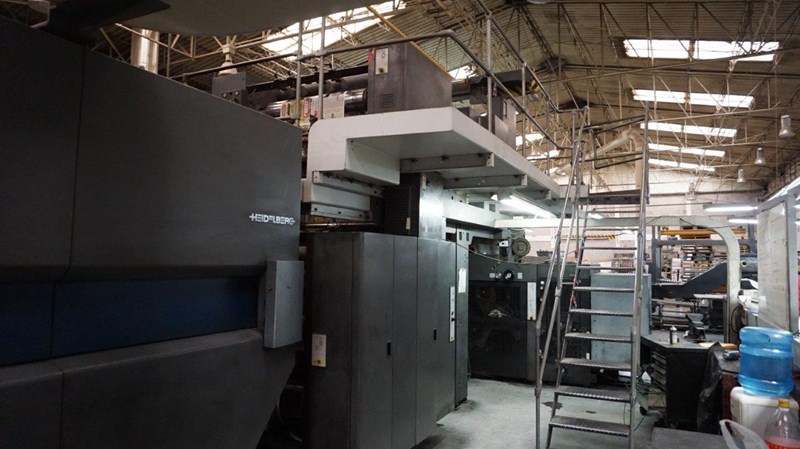 2001 Heidelberg M600A (5) Unit Web Press System 578mm / 22.75" Cutoff ...