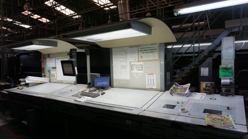 2001 Heidelberg M600A (5) Unit Web Press System 578mm / 22.75" Cutoff ...