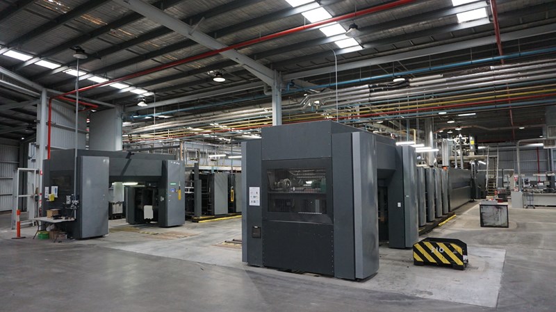 2001 Heidelberg M600B (8) Unit Duplex Web Press + 2 x JF50 - 22.75 ...