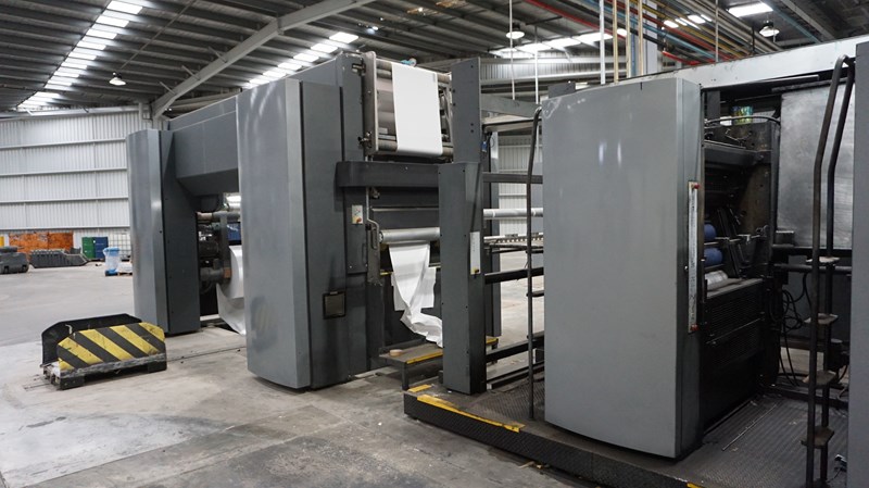 2001 Heidelberg M600B (8) Unit Duplex Web Press + 2 x JF50 - 22.75 ...