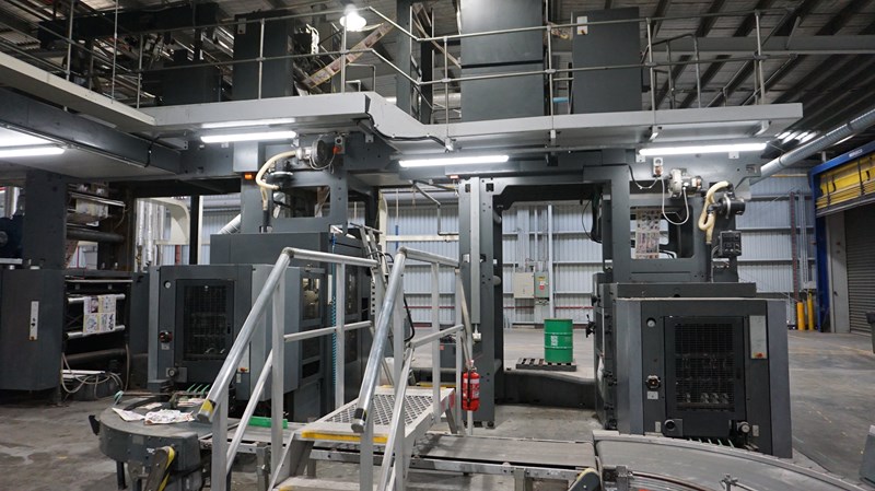 2001 Heidelberg M600B (8) Unit Duplex Web Press + 2 x JF50 - 22.75 ...