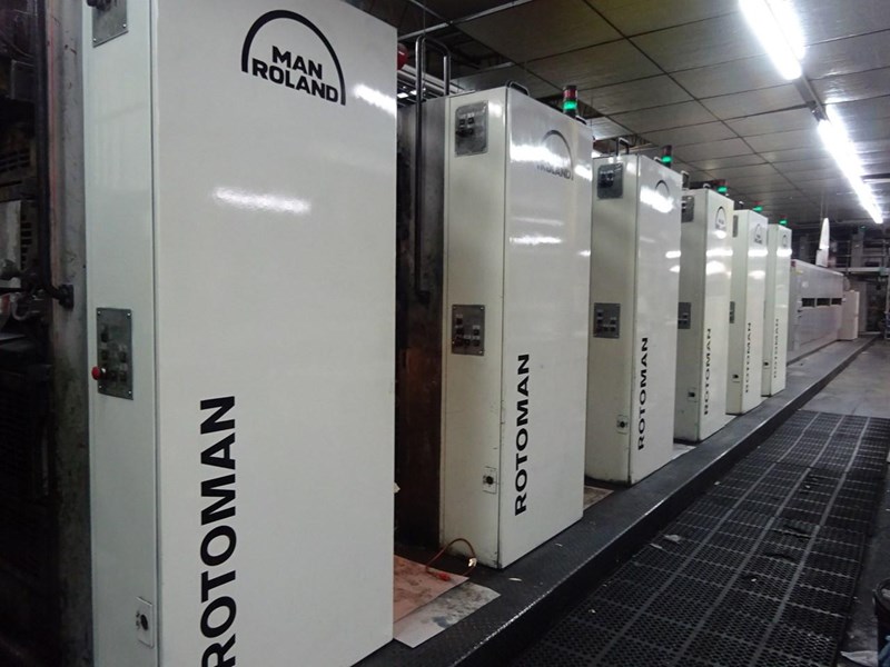 2002 MAN Rotoman N (6) Unit Web Offset Press System | pressXchange