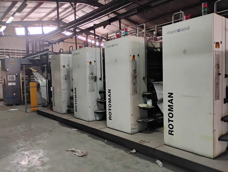 2011 MAN Roland ROTOMAN N (4) Unit (1) Web Offset Press | pressXchange