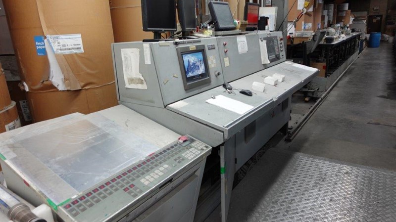 1999 Muller Martini Model Concept 10-Color Web Offset Variable Repeat ...