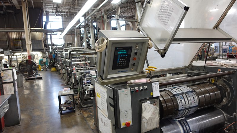 Scheffer Series III Rotary Cutter & Delivery Table 22.75" Cutoff ...