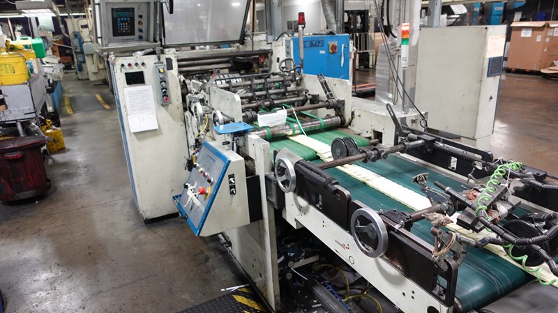 Scheffer Series III Rotary Cutter & Delivery Table 17.75" Cutoff ...