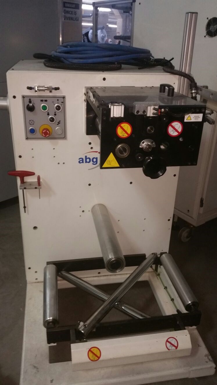 2010 ABG ABG VECTRA SGRT 330-4 GLUELESS START TURRET REWIND MACHINE ...
