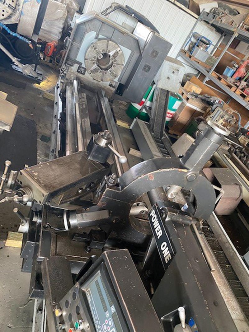 35" X 120" LAGUN MODEL POWER ONE HOLLOW SPINDLE LATHE WITH 8" SPINDLE ...