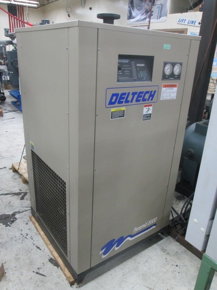 Deltech Pyramid 2000 Model P550A-G 550 Cfm Compressed Air Dryer 100hp ...