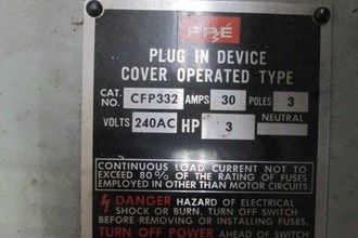 FPE Cat No.CFP332 240V 3 Hp 3 Pole Plug In Device Cover Type Bus Plug ...