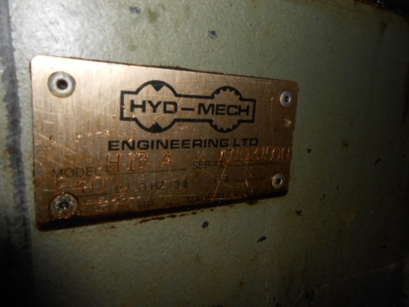 HydMech Automatic Horizontal Band Saw, Model H12A, 5HP, 240v, Bundling ...