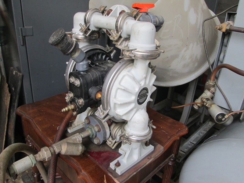 Marathon Model MP04P Air Powered Double Diaphragm 100 Psi Pump W/Valve ...