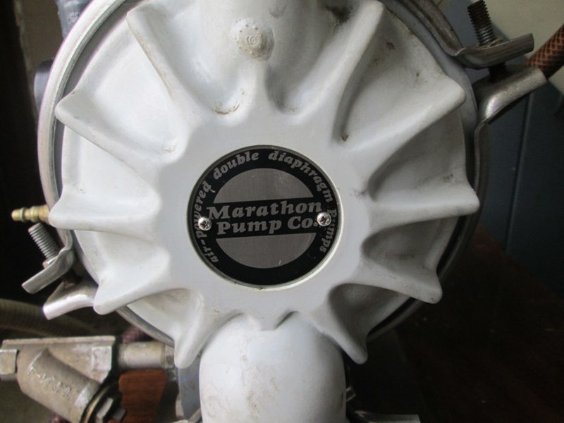 Marathon Model MP04P Air Powered Double Diaphragm 100 Psi Pump W/Valve ...