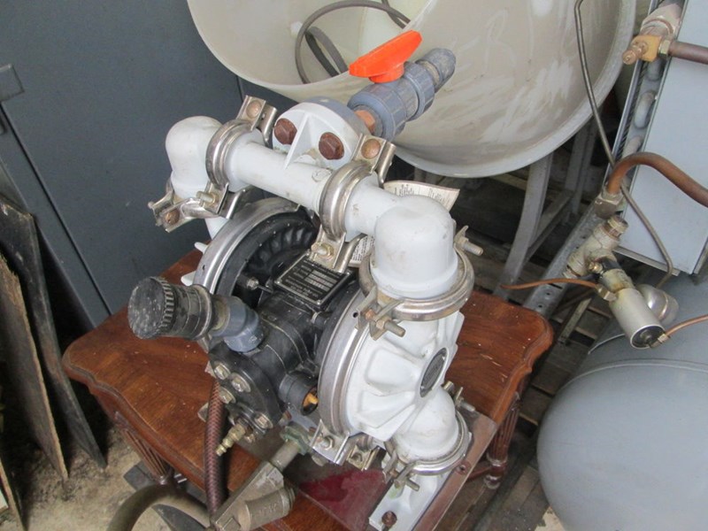 Marathon Model MP04P Air Powered Double Diaphragm 100 Psi Pump W/Valve ...