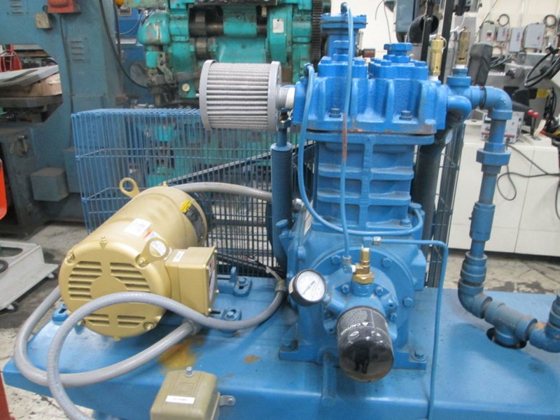 Quincy 325 120 Gallon 5Hp High Pressure Dual Pump Compressor W/Auto ...