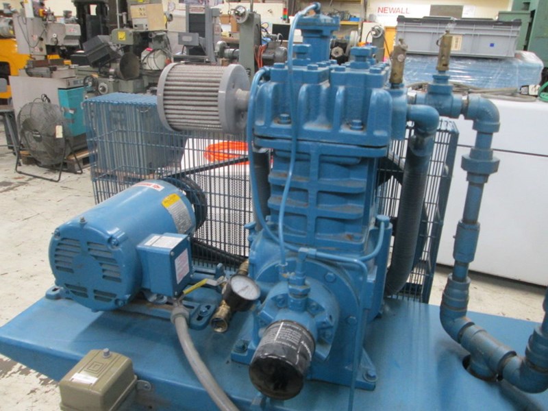 Quincy 325 120 Gallon 5Hp High Pressure Dual Pump Compressor W/Auto ...