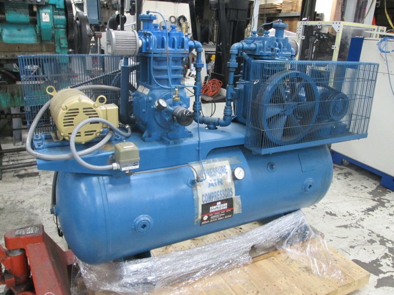 Quincy 325 120 Gallon 5Hp High Pressure Dual Pump Compressor W/Auto ...