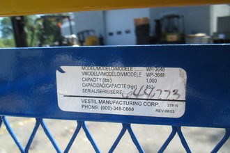 Vestil Forklift Work Platform WP-3648, 1000lbs Capacity, Forklift ...