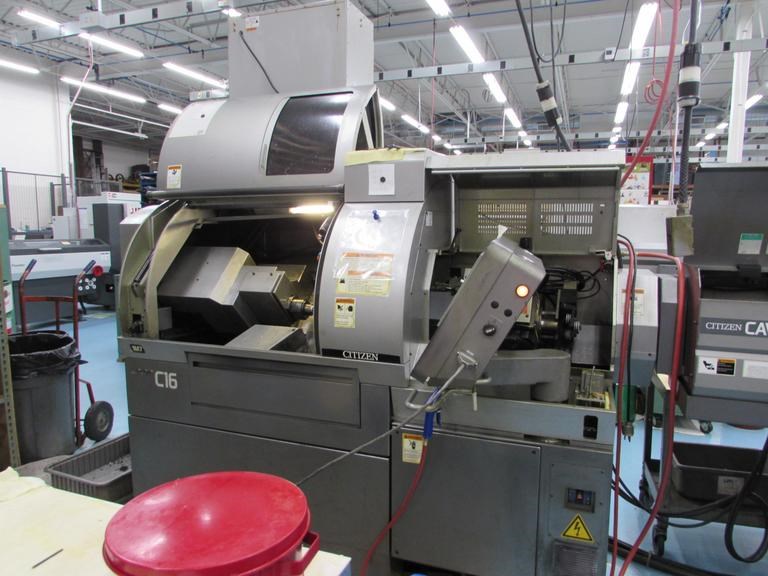 Citizen C16 Type VII CNC Swiss Screw Machine w Cav16C Bar Feed ...