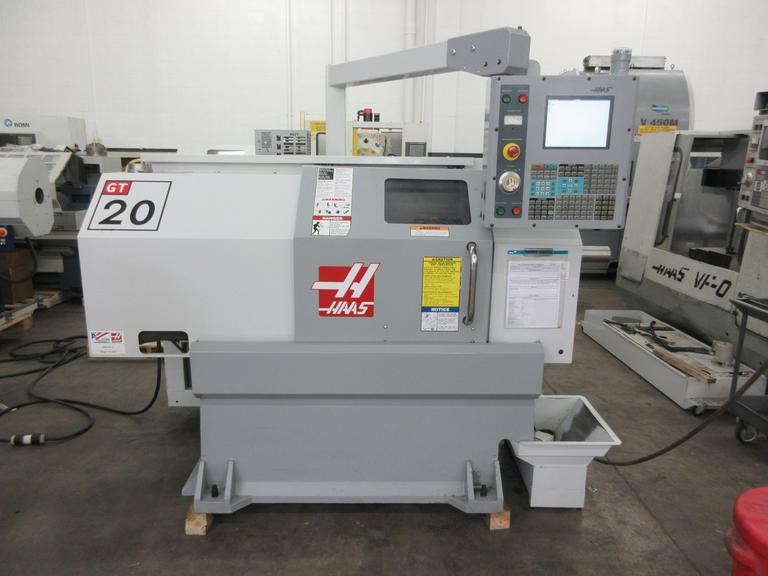 Haas GT-20 Gang Style CNC Turning Center w Air Collet Chuck, 3" Spindle ...
