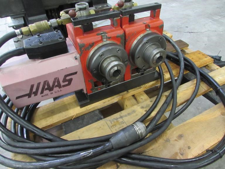 Haas HA5C 2 2-Spindle 5C Programmable Rotary Table with Pneumatic ...