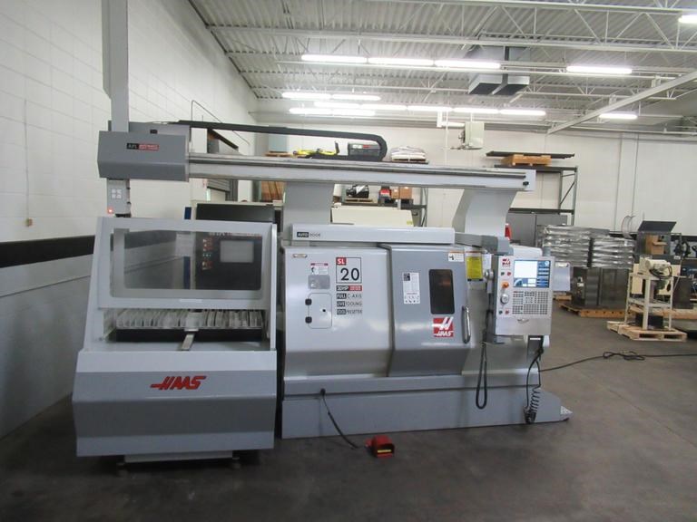 Haas SL-20APL CNC Turning Center with Live Milling, C-Axis Programmable ...