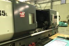 Haas ST-45L 2-Axis CNC Long Bed Turning Center with Tailstock, Steady ...