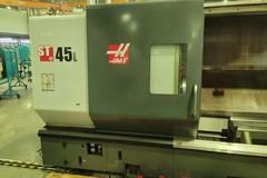 Haas ST-45L 2-Axis CNC Long Bed Turning Center with Tailstock, Steady ...