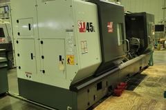 Haas ST-45L 2-Axis CNC Long Bed Turning Center with Tailstock, Steady ...