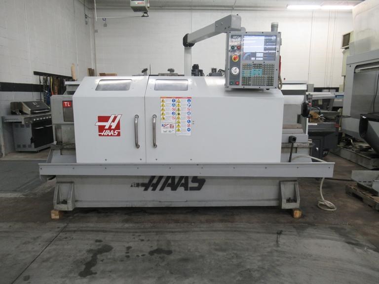 Haas SL-40 CNC Big Bore 7" Bar Cap. CNC Lathe Like ST-40, 18″ 3 Jaw Air ...