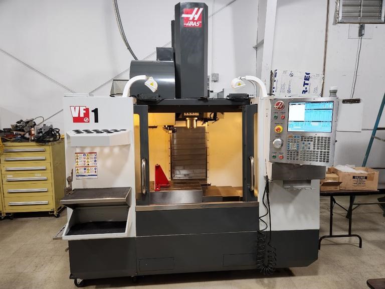 Haas VF-1 CNC Vertical Machining Center with 4th Axis Brushless Drive ...