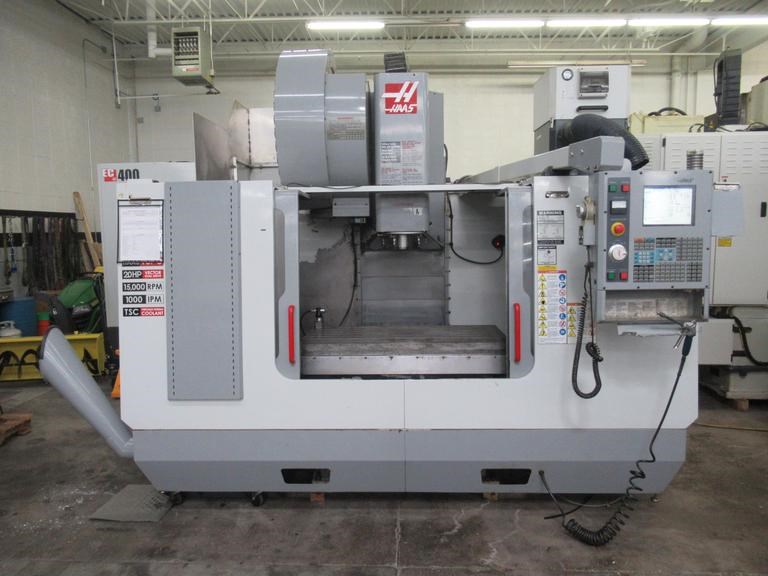 Haas VF-3 CNC Vertical Machining Center with 15,000 RPM CT-40 Spindle ...