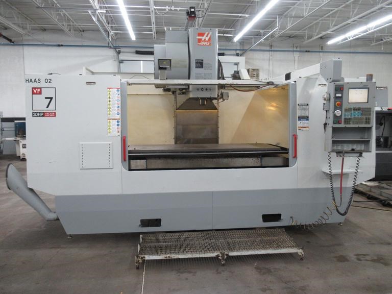 Haas VF-7D/40 CNC Vertical Machining Center, 24 Station ATC, 4th-Axis ...