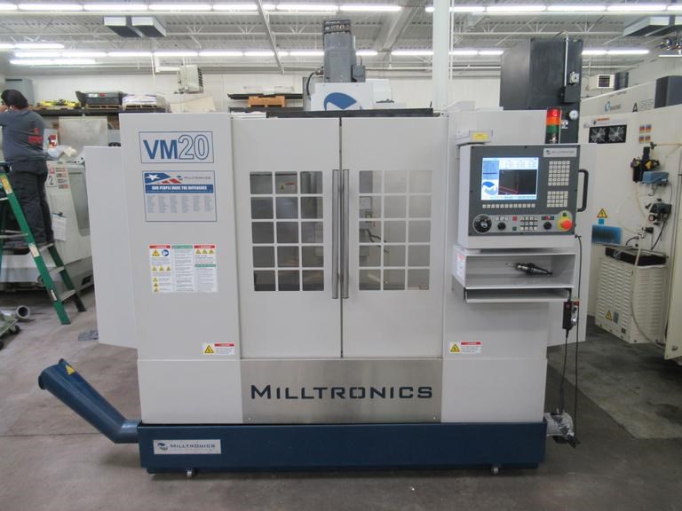 Milltronics VM20iL CNC Vertical Machining Center with Tsudakoma Full ...
