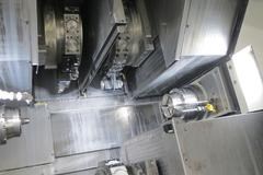 Muratec MT100T3 CNC Opposed Twin Spindle Turning Machine with 3-Turrets ...