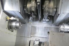 Muratec MT100T3 CNC Opposed Twin Spindle Turning Machine with 3-Turrets ...