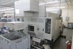 Muratec MT100T3 CNC Opposed Twin Spindle Turning Machine with 3-Turrets ...