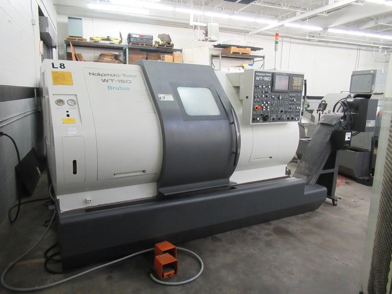 Nakamura WT-150MMY Multi-Axis CNC Turning Center with Upper Live Y-Axis ...