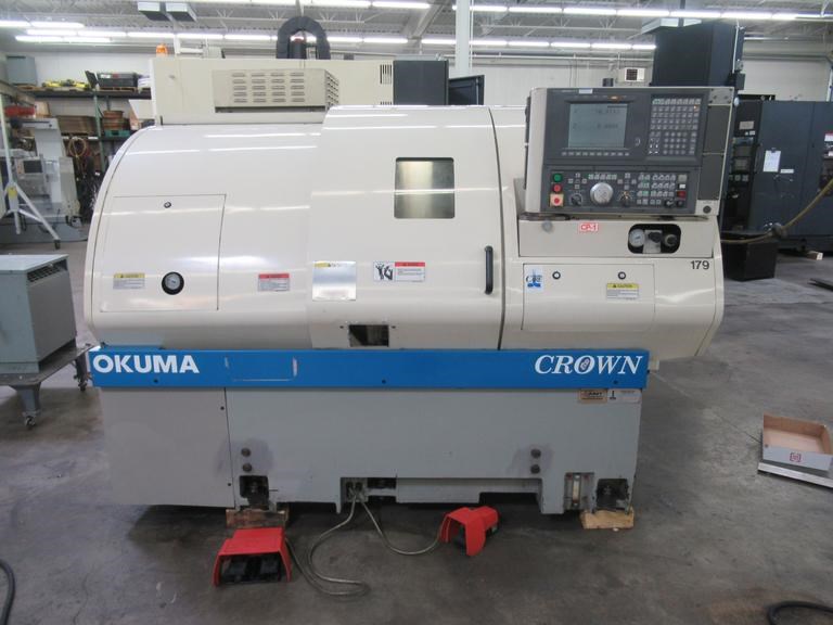 Okuma Crown 762E CNC Turning Center with Tailstock, OSP-700l CNC ...