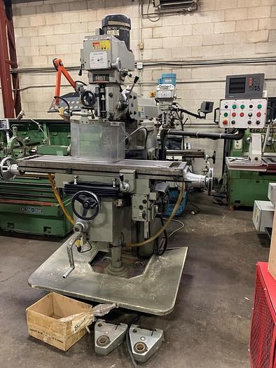 10" X 50", FIRST, LC-20VHS, VERTICAL / HORIZONTAL MILLING MACHINE ...