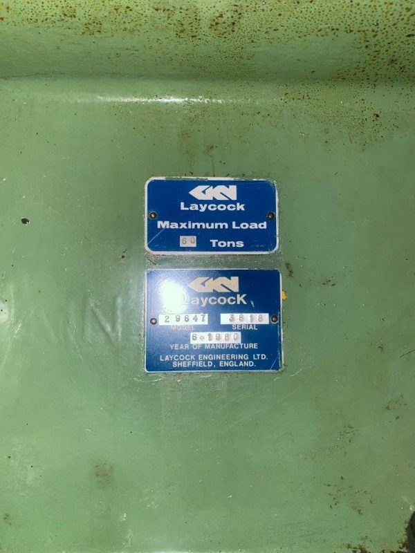 GKN Laycock 60Ton H Frame Hydraulic Press | pressXchange