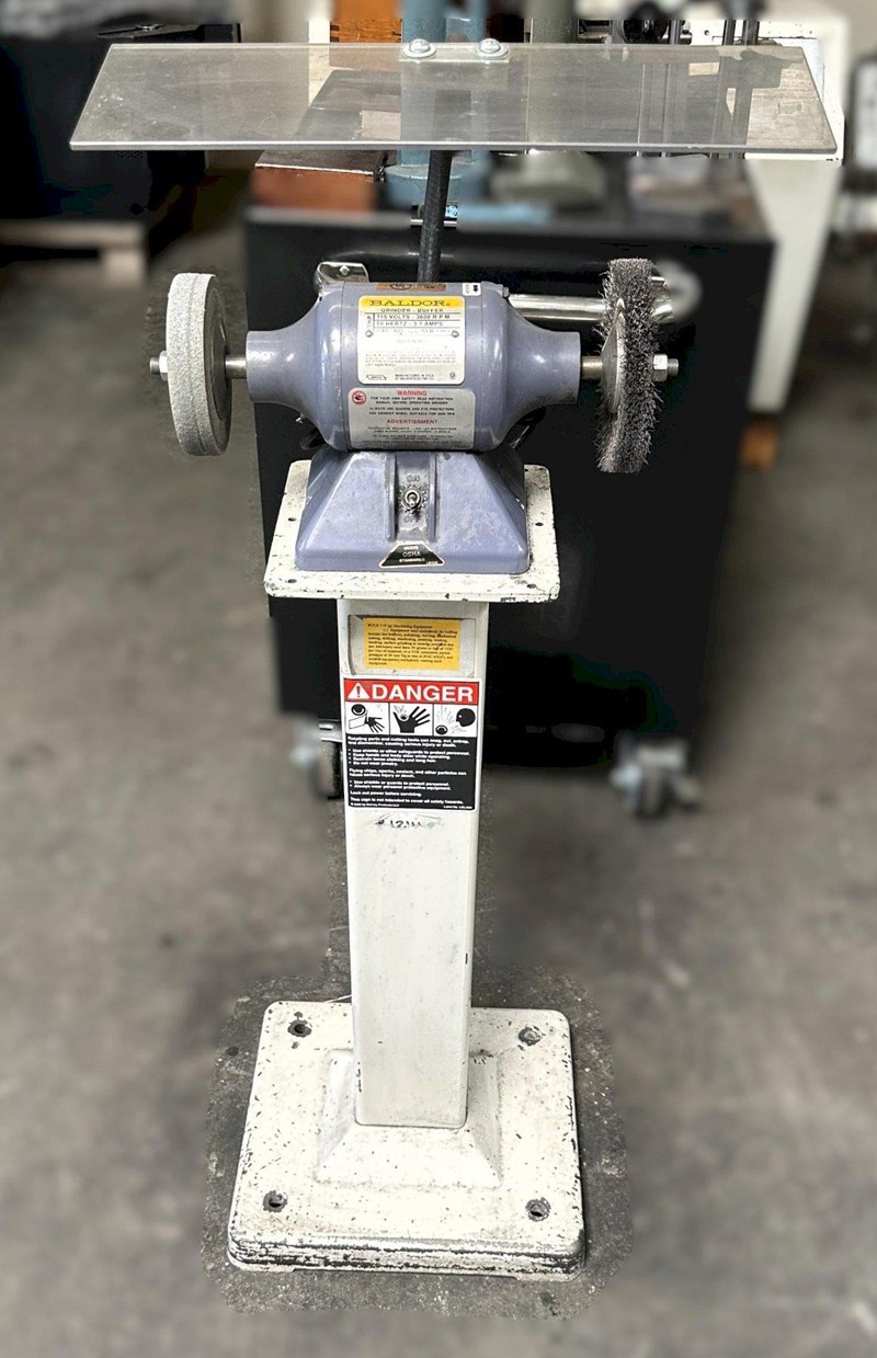 Baldor USA 662E 1/3 HP 3600 RPM 115V Industrial Bench Grinder Buffer 6 ...
