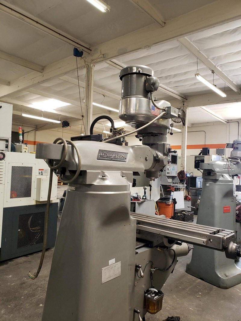 Bridgeport Series I Vertical Mill with: Acu-Rite 2-Axis DRO, Power Feed ...