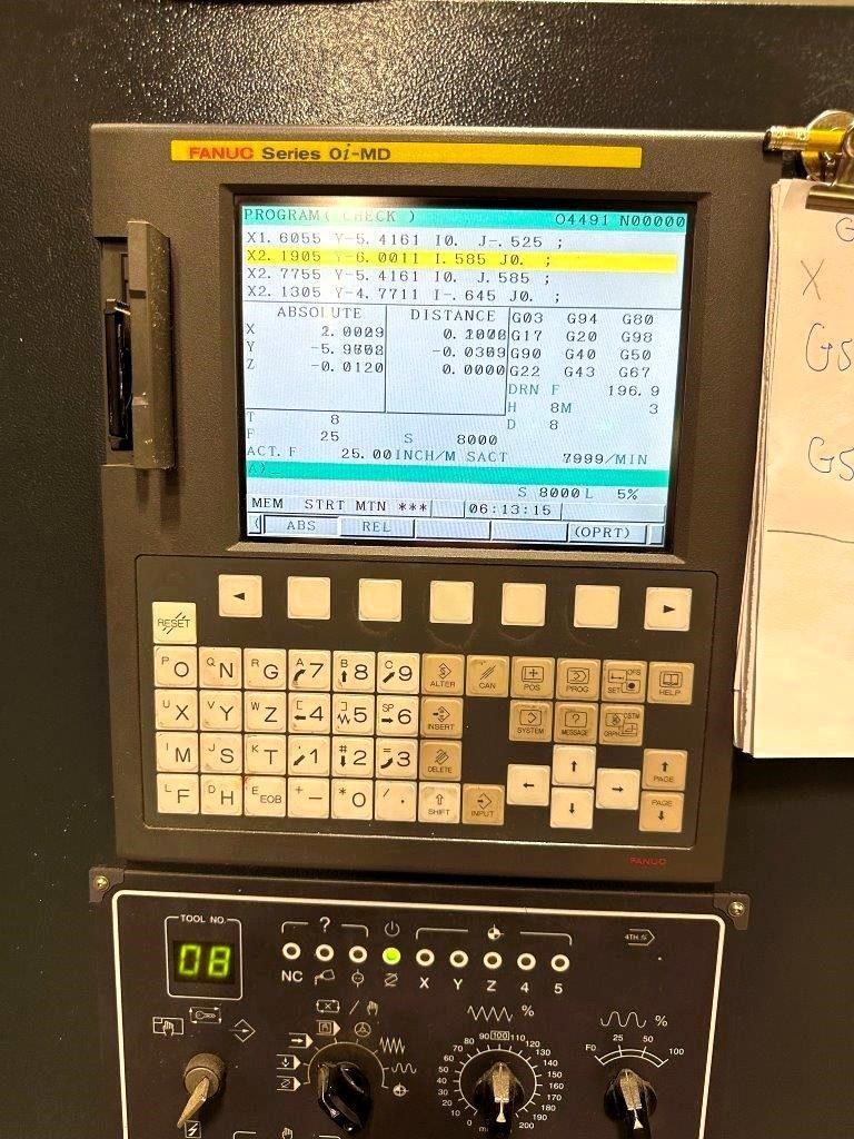 Bulova VMC-4220B Vertical Machining Center 2012 equipped with Fanuc ...