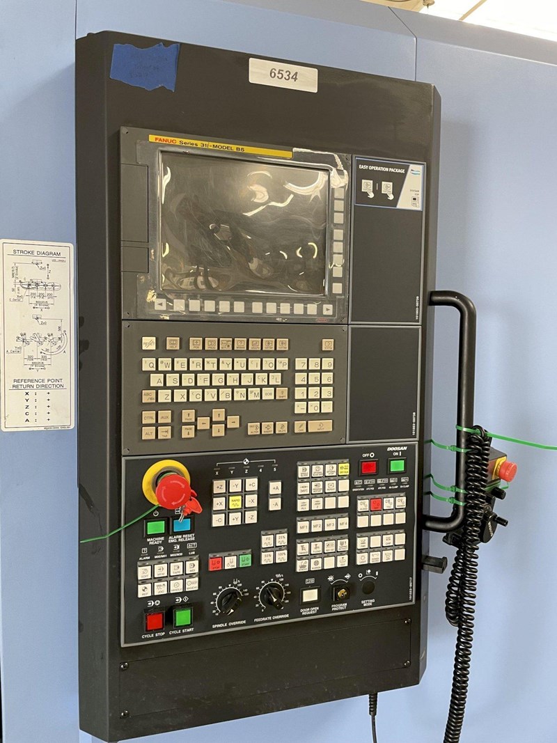 Doosan DNM 350/5AX Full 5-Axis CNC Vertical Machining Center 2015 Fanuc ...