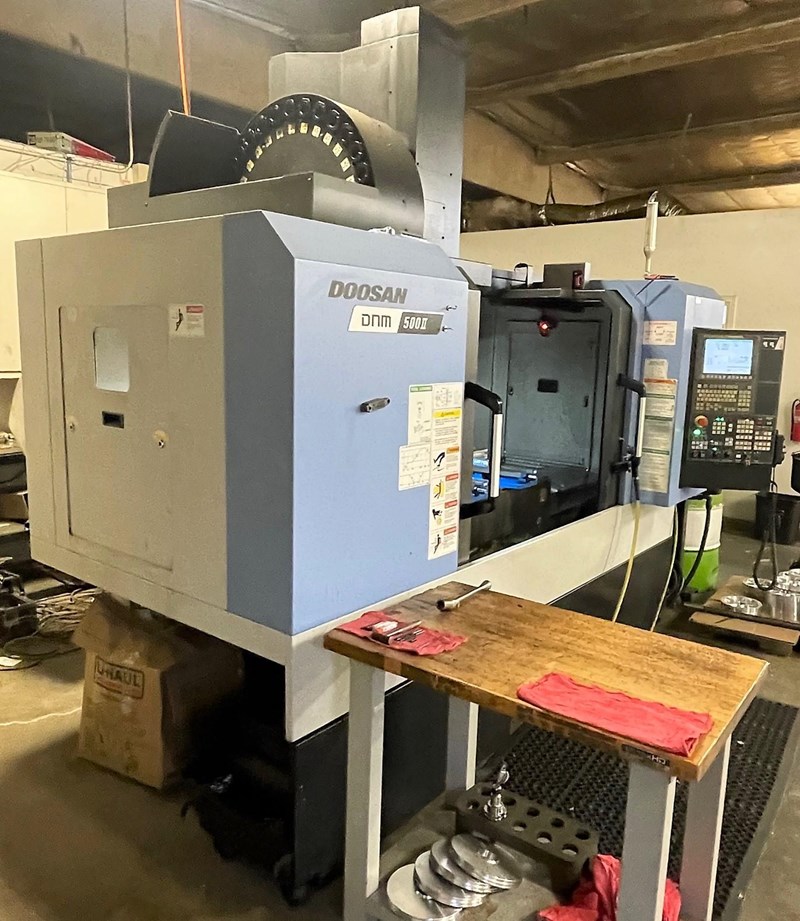 Doosan DNM500 II VMC 2015 with: Fanuc OiMD Control, 12k RPM Spindle ...