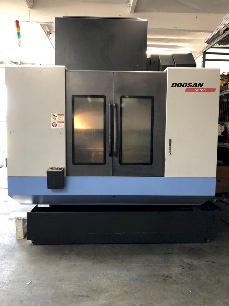Doosan VC 510 VMC 2012 with: Pallet Changer, Fanuc i Series CNC Control ...
