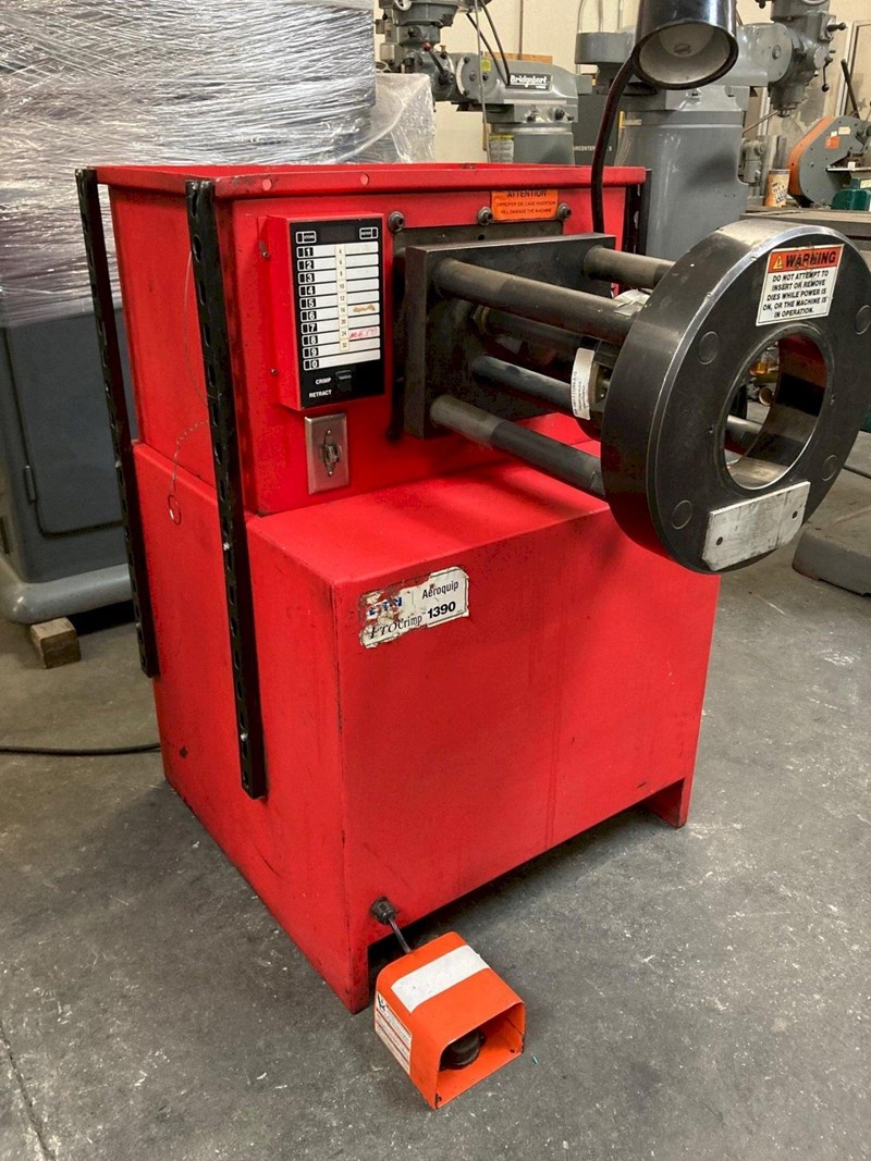 Eaton Aeroquip FT1390-115 Floor Hydraulic Hose Crimp Machine 2017 with ...